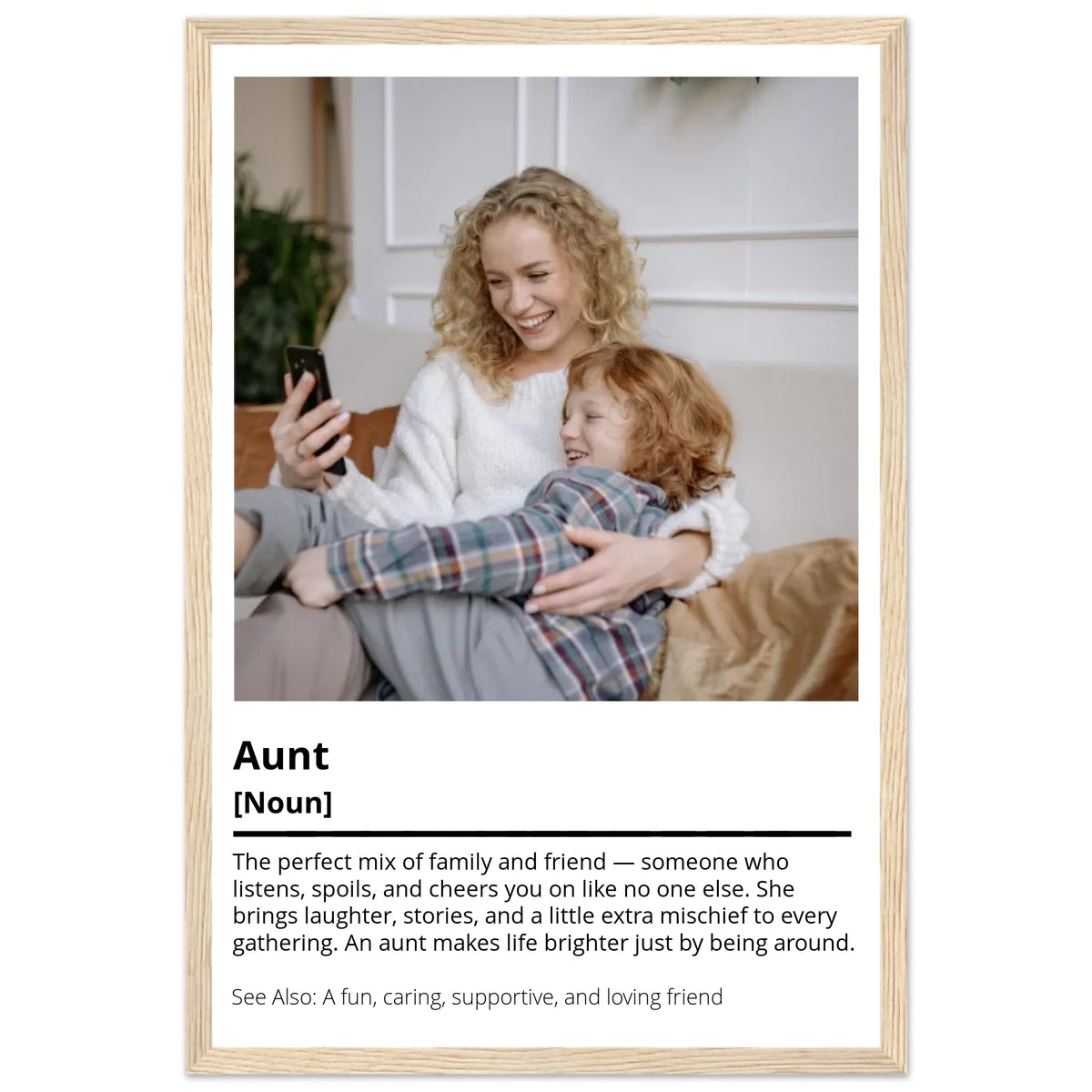 Aunt Definition Poster – Ink And Atlas